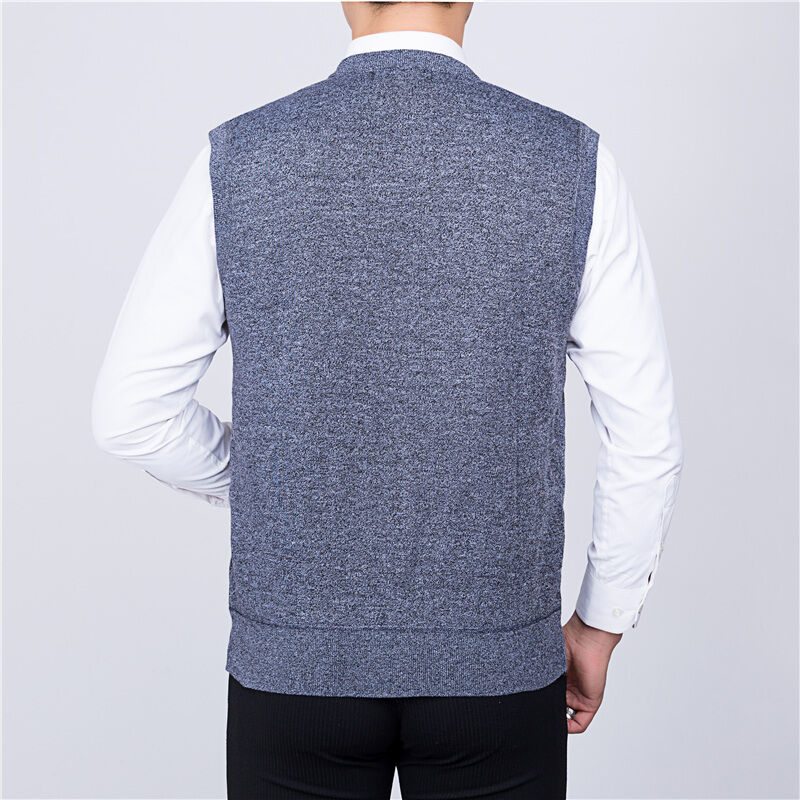 TAO Men's Fashion Collections เสื้อคาดิแกนแขนกุดผู้ชายเสื้อกั๊กกันหนาว ...