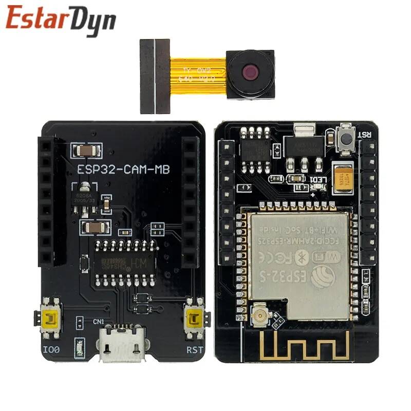 ESP32-CAM ESP32-CAM-MB ไมโคร USB ESP32ต่อเนื่องเป็น WIFI ESP32แคมบอร์ด CH340 CH340G 5V บลูทูธ ...