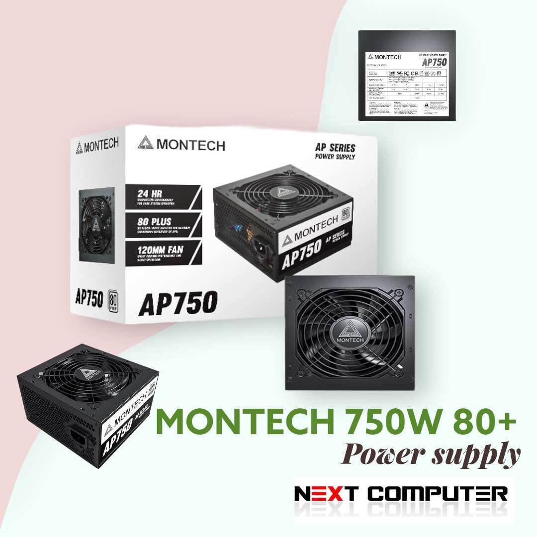MONTECH AP 750W 80 POWER SUPPLY - Nextcomputer - ThaiPick