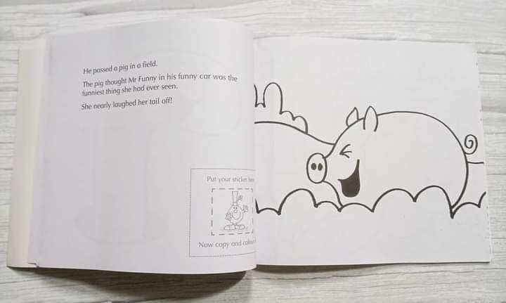 หนังสือเด็ก นิทานเด็ก Mr. Men My My Funny copy colouring book Mr ...