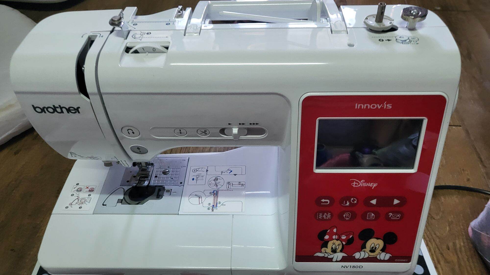 Brother NV180D มิกกี้ จักรเย็บและปักผ้า มือสองใหม่มาก ใช้งานน้อย ...