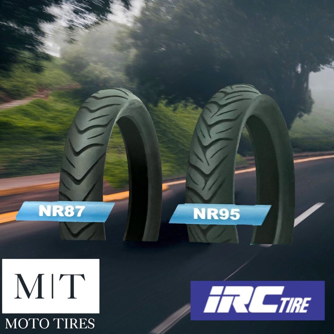 IRC NR87 NR95 90/80-14, 100/80-14 แบบไม่ใช้ยางใน ยางนอกสำหรับรถ ...