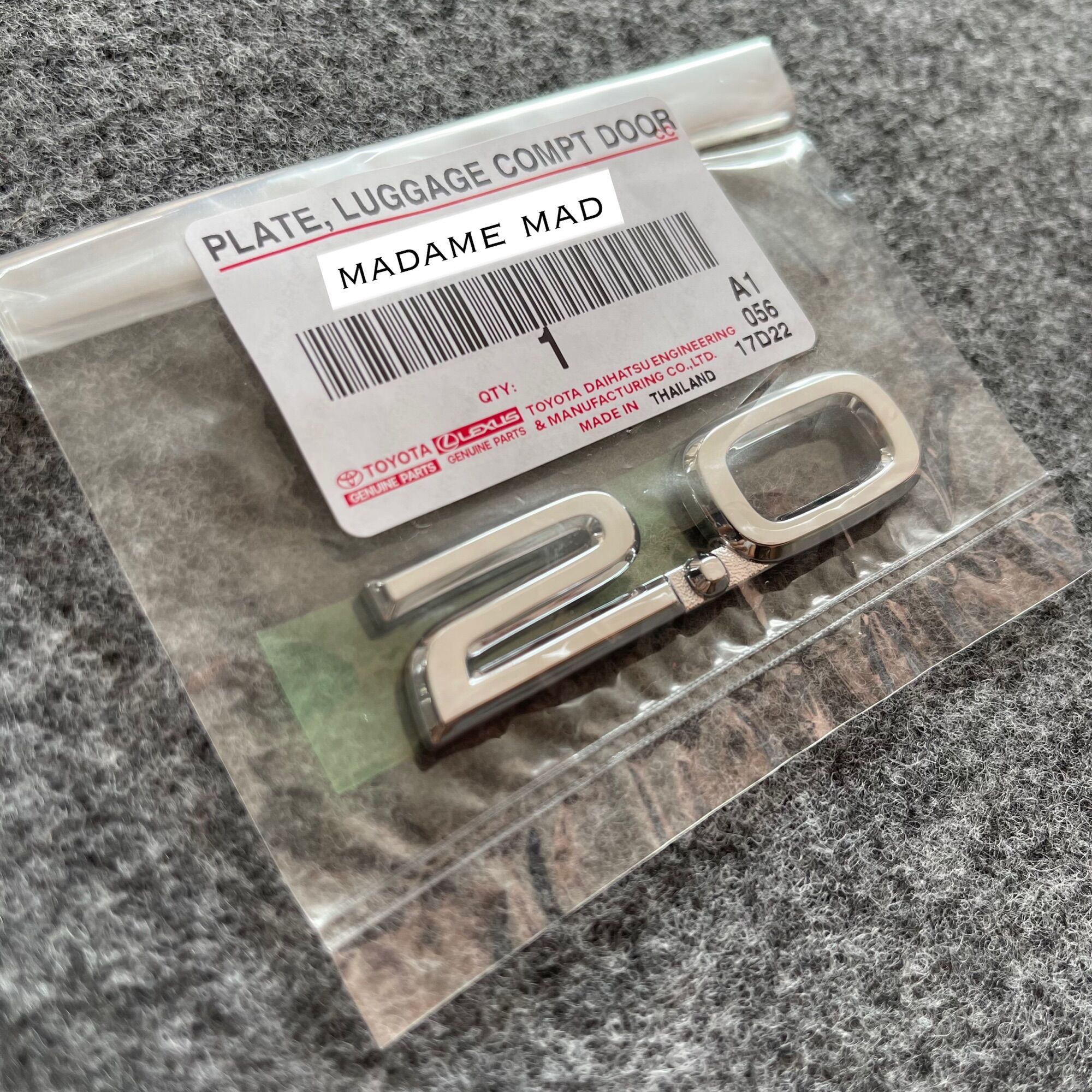 แท้ศูนย์ ????% โลโก้ 2.0 CAMRY 2002-2006 ขนาด 7x1.8cm (CN-75443-06141 ...