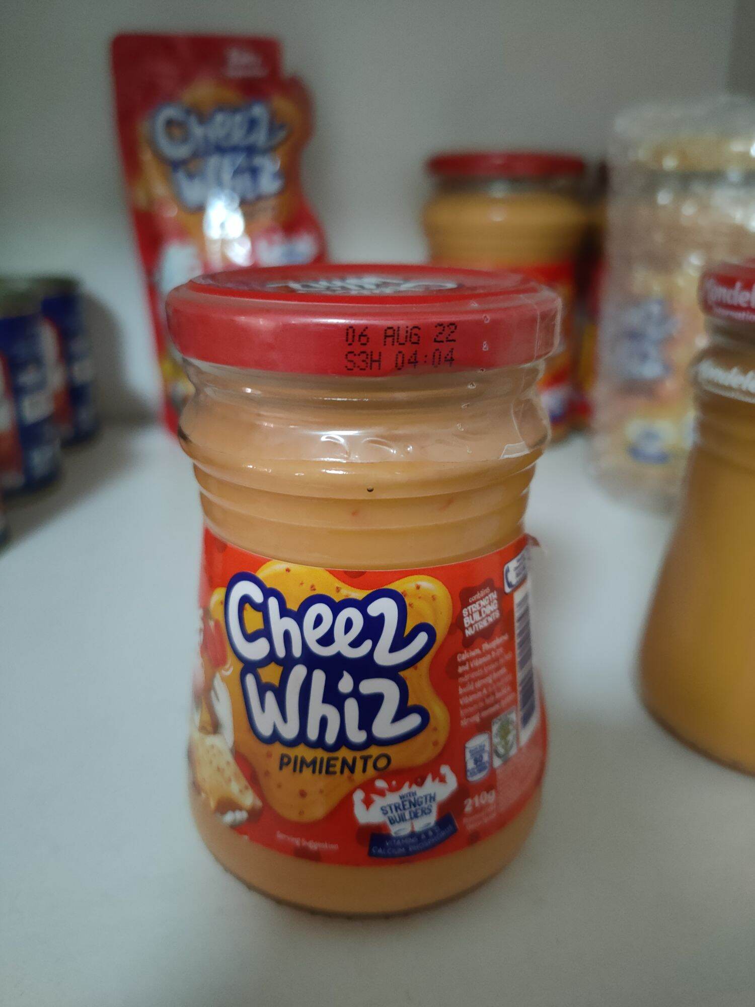 Cheez Whiz Pimiento 210g Exp 16-Oct-2022 - Ph Goods by Ch&M - ThaiPick
