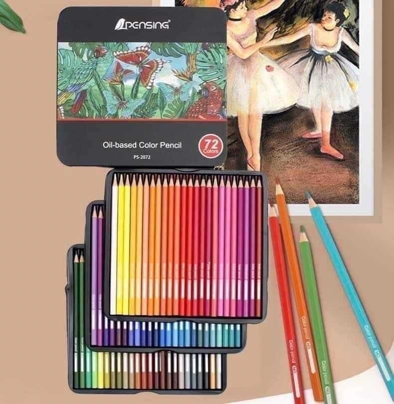 ดินสอสีน้ำมัน "PENSING" 72 สี | Lazada.co.th