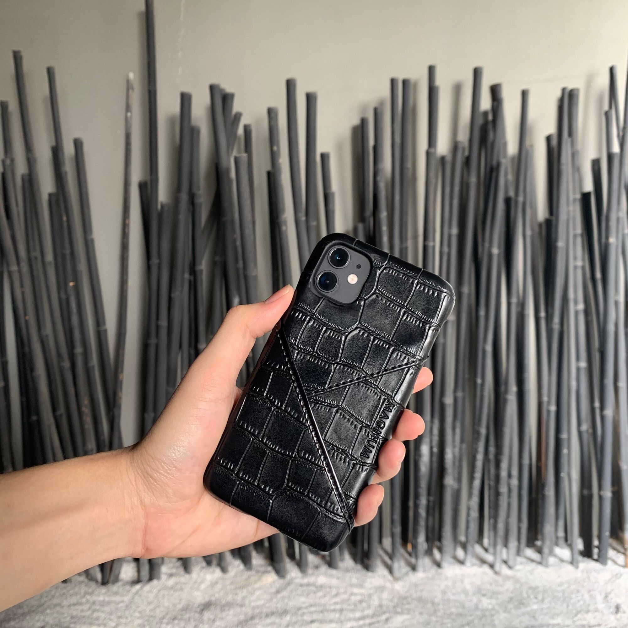 MAGNUM.BKK Card Holder Phone Case ALL BLACK - magnum.bkk - ThaiPick
