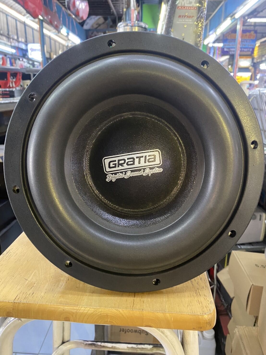 ลำโพงซับ10นิ้ว แม่เหล็ก180 Gratia มีรังผึ้งระบายความร้อน งานแบรนด์คุณภาพ (ราคานี้ได้เป็นคู่ ...