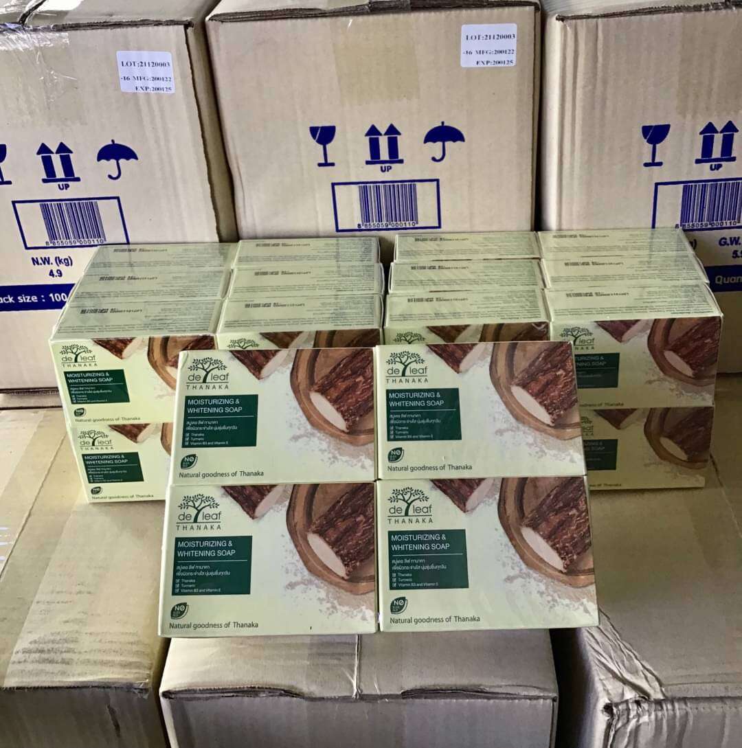 (ยกโหล 12 ก้อน) De leaf Tanaka 100g สบู่เดอลีฟทานาคา มอยเจอไรซิ่ง ...
