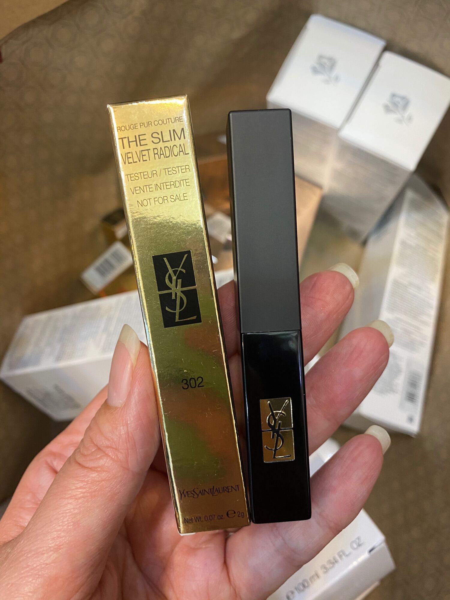 Y.A🌸 แท้💯 ลิปysl YSL The Slim Velvet Radical Matte Lipstick for Summer ...