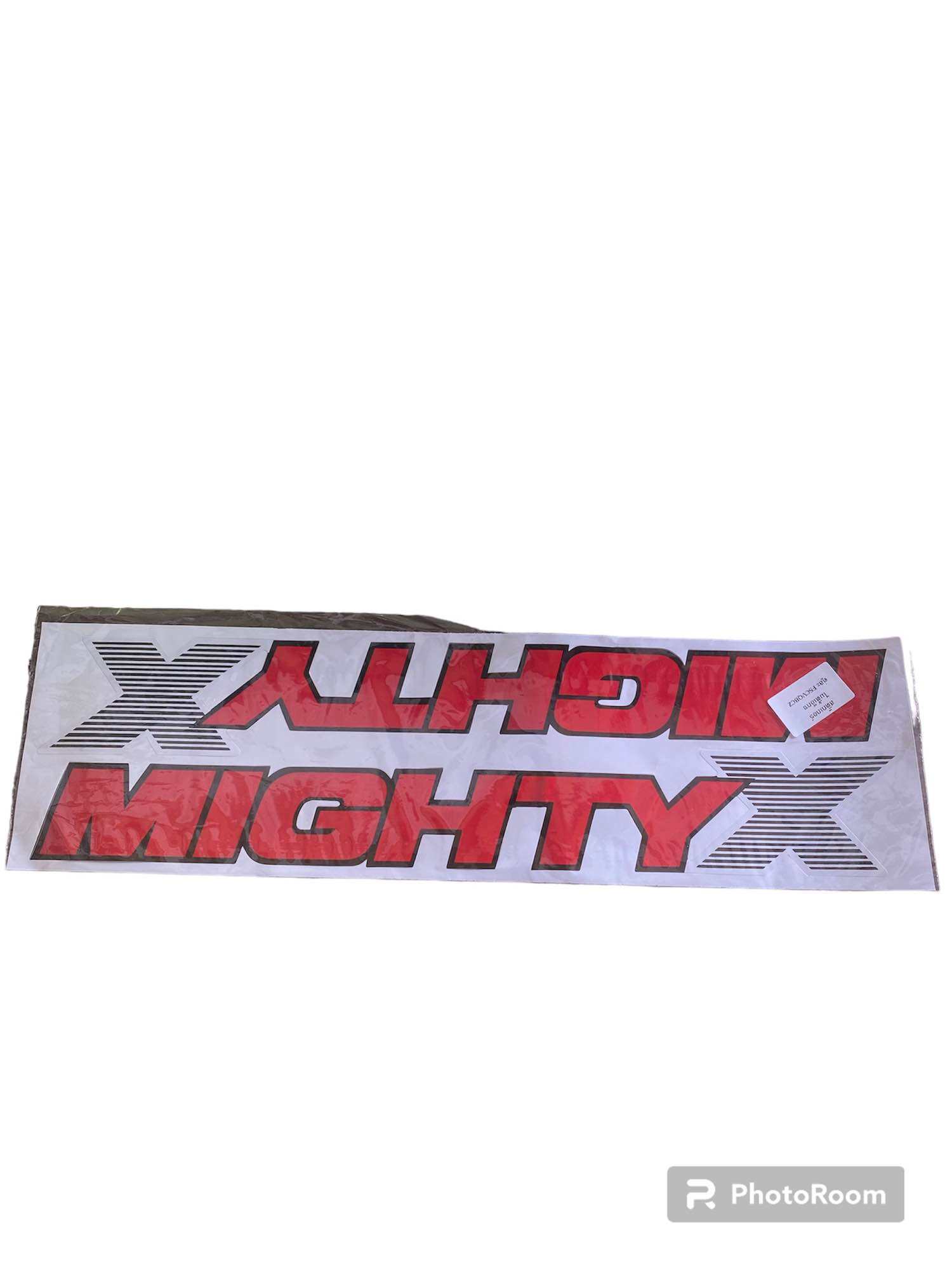 สติ๊กเกอร์ MIGHTY X ติดข้างกระบะ โตโยต้า ไมตี้เอ็ก ปี 1992 TOYOTA สีน้ำ ...