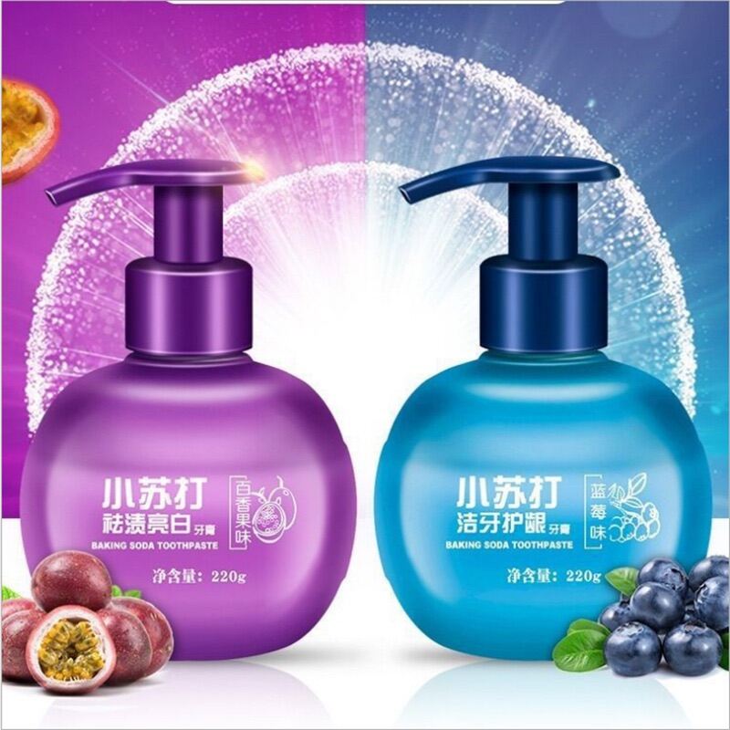 B411 ยาสีฟันเบกกิ้งโซดา สมุนไพร BIOAQUA ฟอกฟันขาว ลดกลิ่นปาก ลดครบหินปูน ฟันเหลือง Baking Soda ...