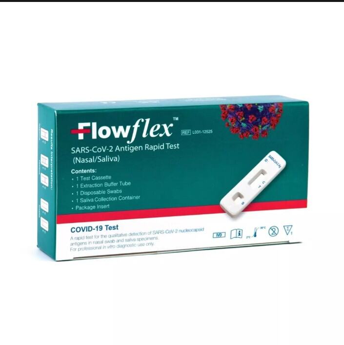 [20 เทส] Flowflex 2in1🔥ส่งด่วน ชุดตรวจ ได้ทั้งจมูกและน้ำลาย 👍พร้อมส่ง 1 ...