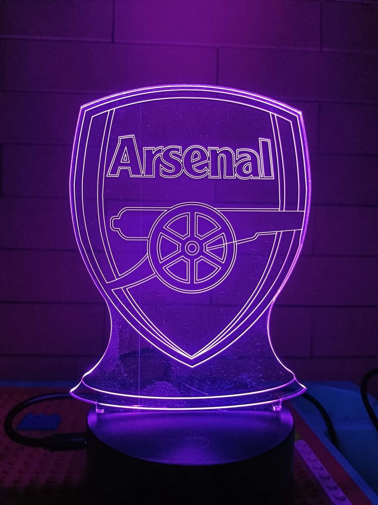 (สินค้าพร้อมส่ง) ARSENAL ป้ายไฟฟุตบอล7สีสวยๆ RGB ทีมอาเซนอล | Lazada.co.th
