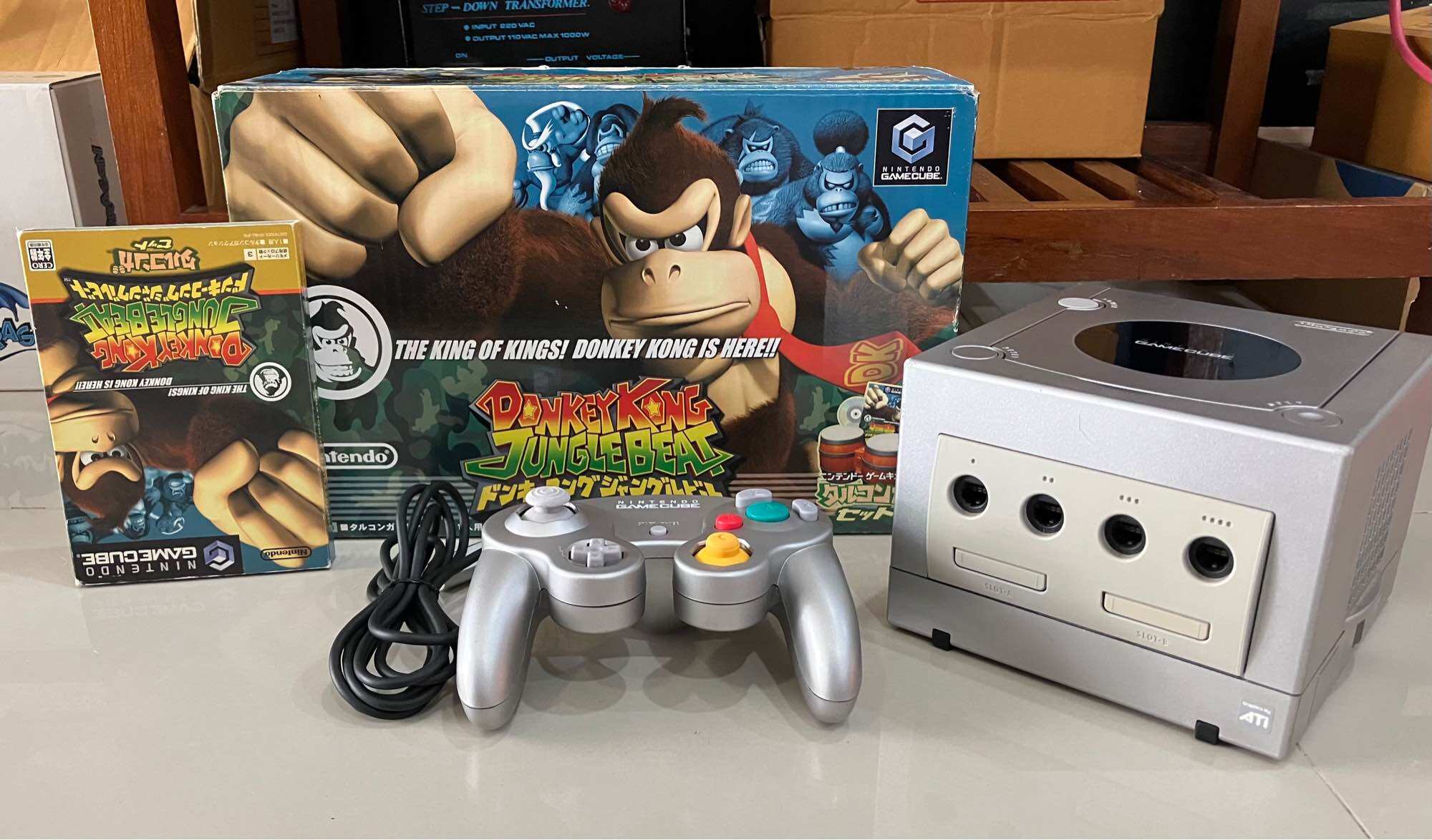 เครื่อง GameCube & Donkey Kong กลอง และแผ่นเกม สภาพดี ไม่มีแตกหัก ...