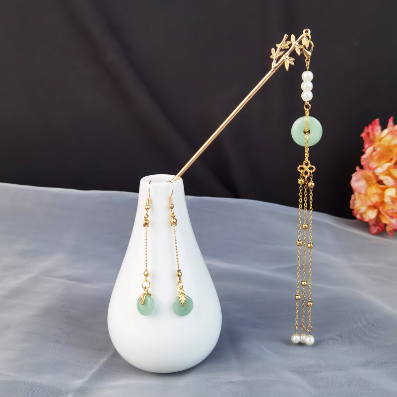 Taobao Collection ปิ่นปักผมผู้หญิงต่างหูผู้หญิงเครื่องประดับผญสไตล์จีนโบราณ | Lazada.co.th