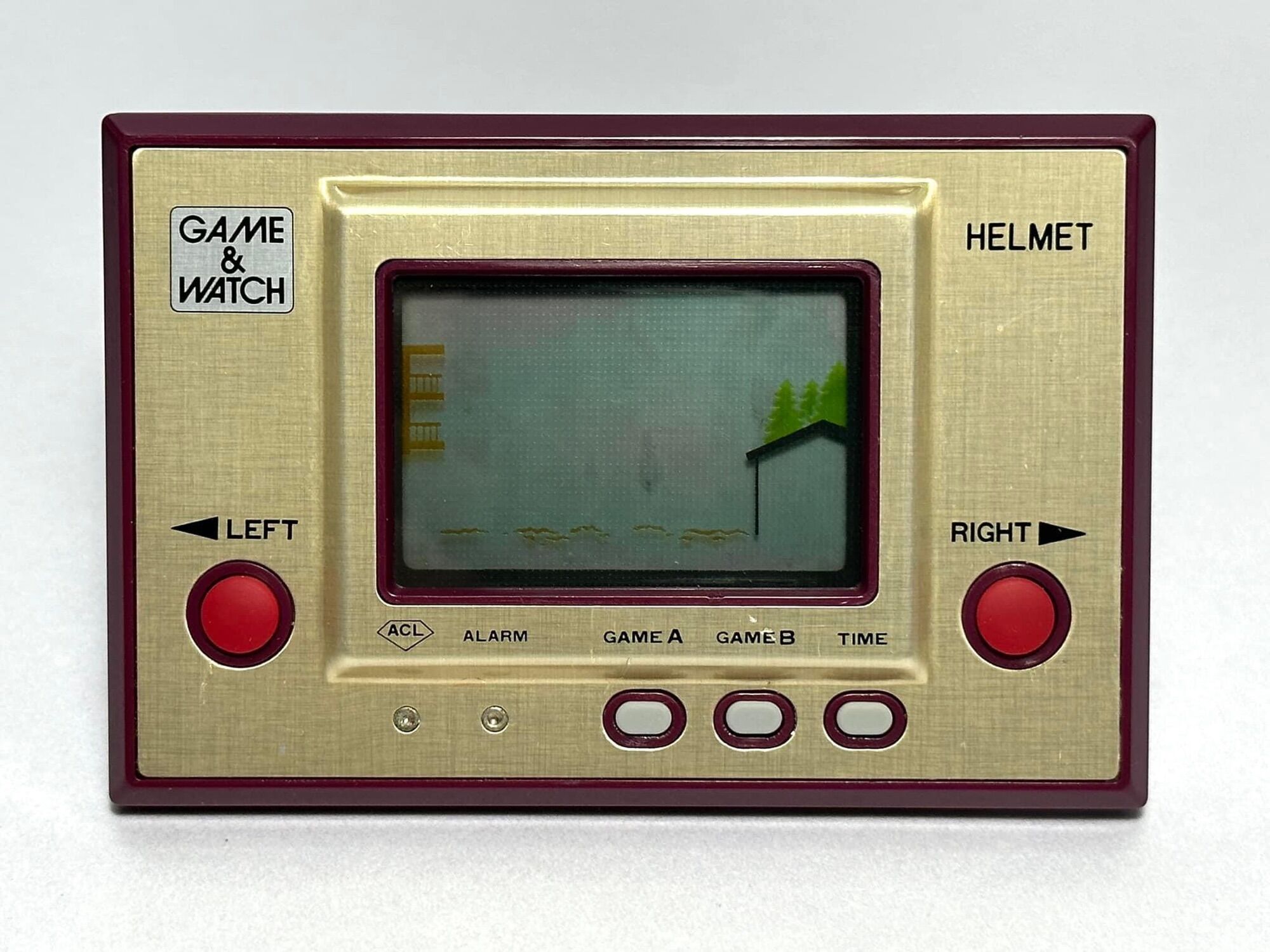 Helmet Game & Watch (nintendo) (gold)[CN-07] เกมกด เครื่องมือ | Lazada ...