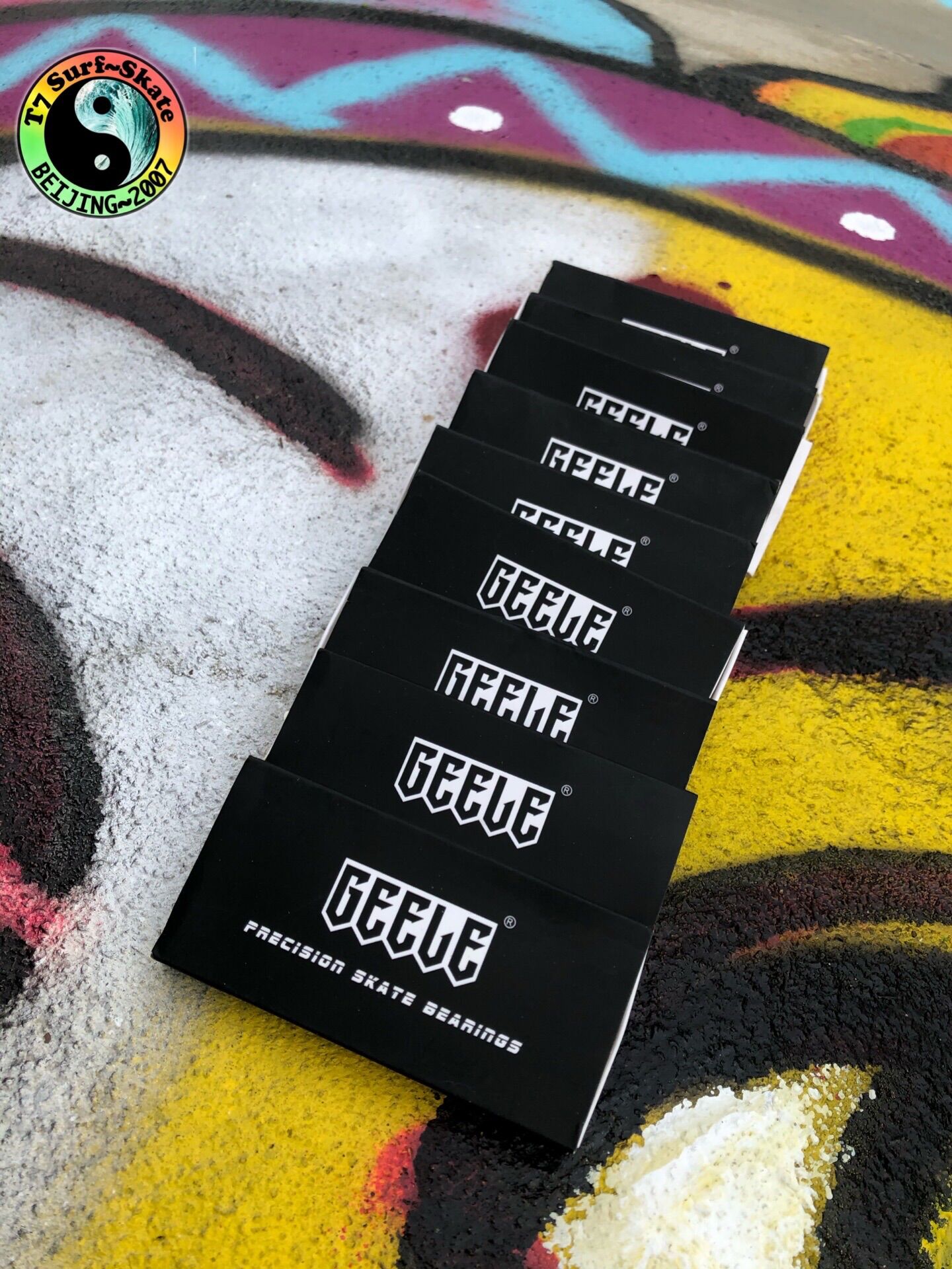 geele surf skateboard precision bearings แบริง geele skate bearings แบ ...