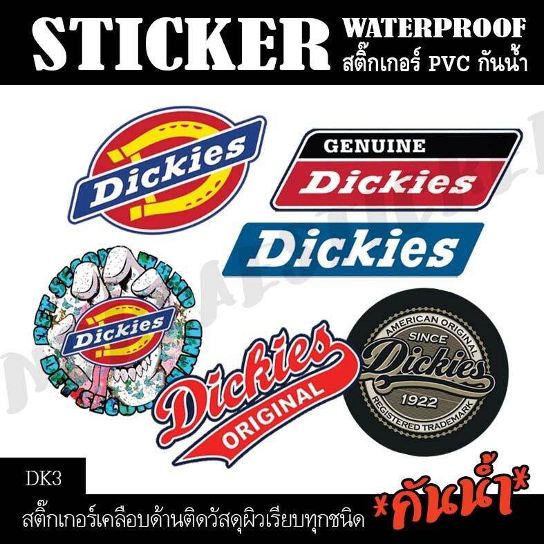 สติ๊กเกอร์Dickies กันน้ำ💯 Stickers PVC เคลือบด้านอย่างดี | Lazada.co.th