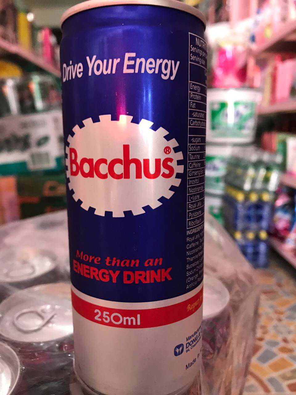 BACHUS energy drink 6cans - Chesda Man - ThaiPick