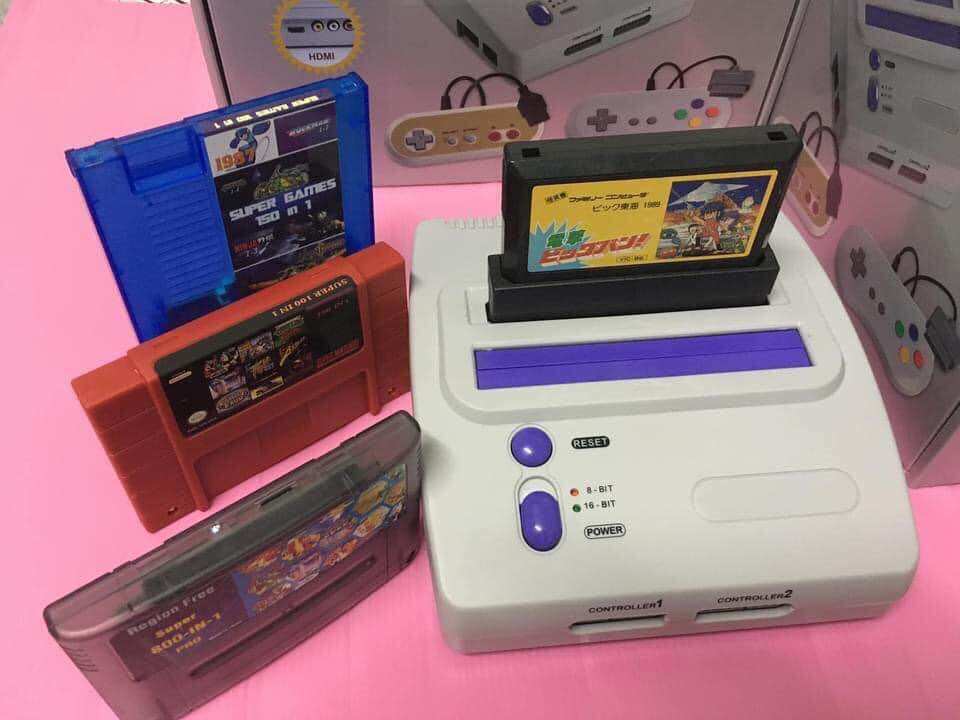 เครื่อง เล่น16Bit เล่นตลับ FC NES SFC SNES - เกมส์ คอนโซนยุก90 - ThaiPick