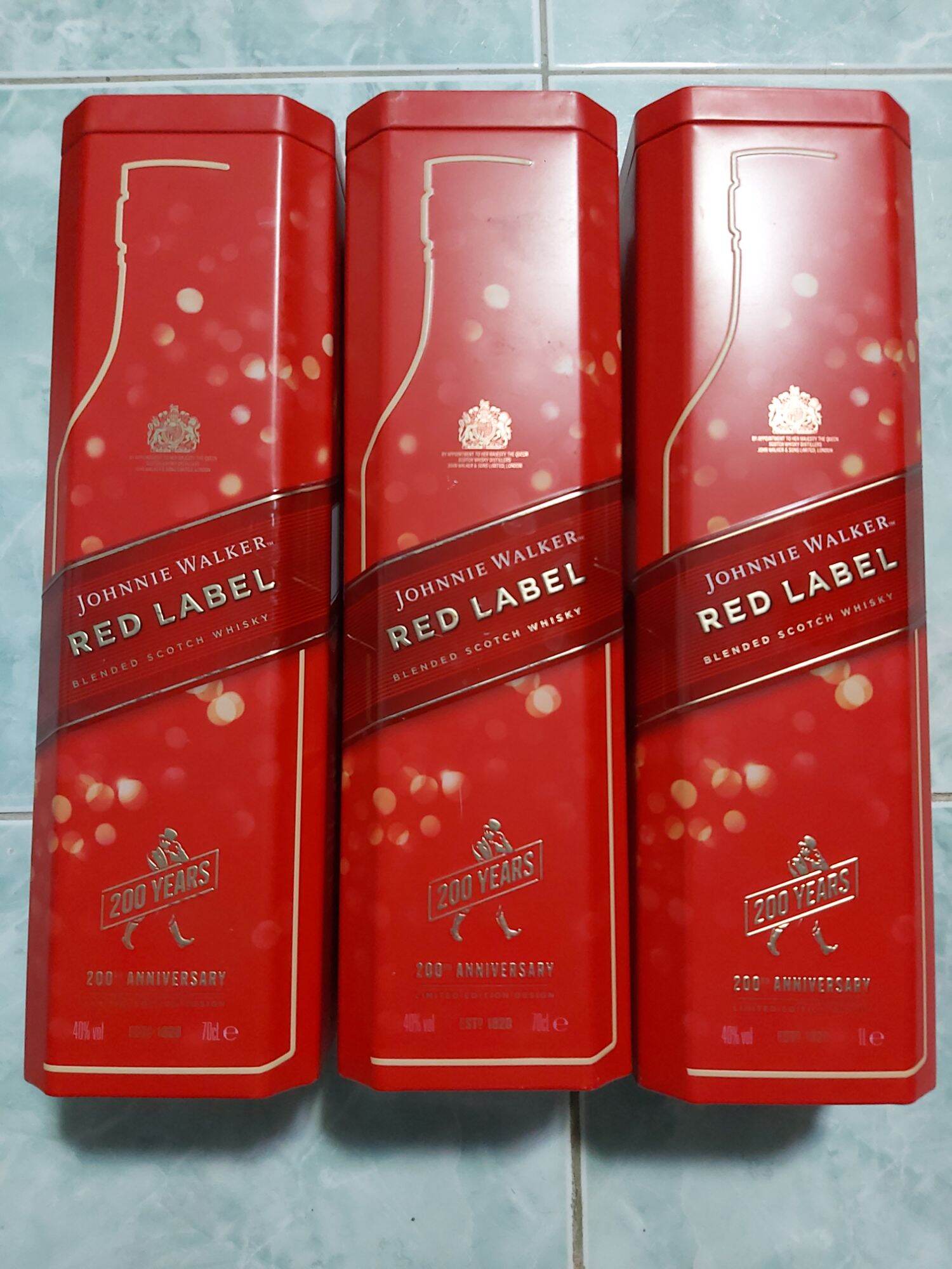กล่องเหล็ก RED LABEL 200 YEAR | Lazada.co.th