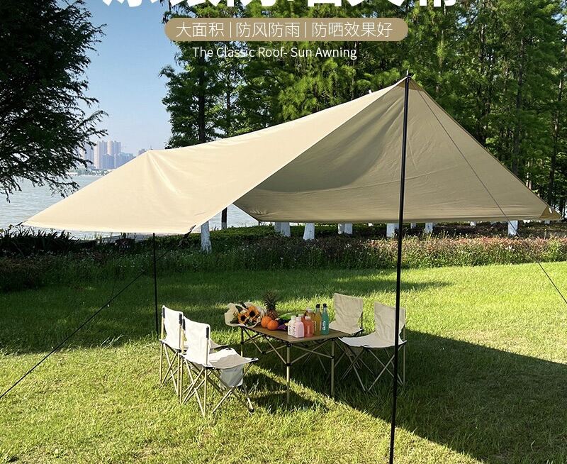 [Top Lander] ที่กำบังดวงอาทิตย์แบบพกพาน้ำหนักเบาเต็นท์ชายหาดฤดูร้อน ...