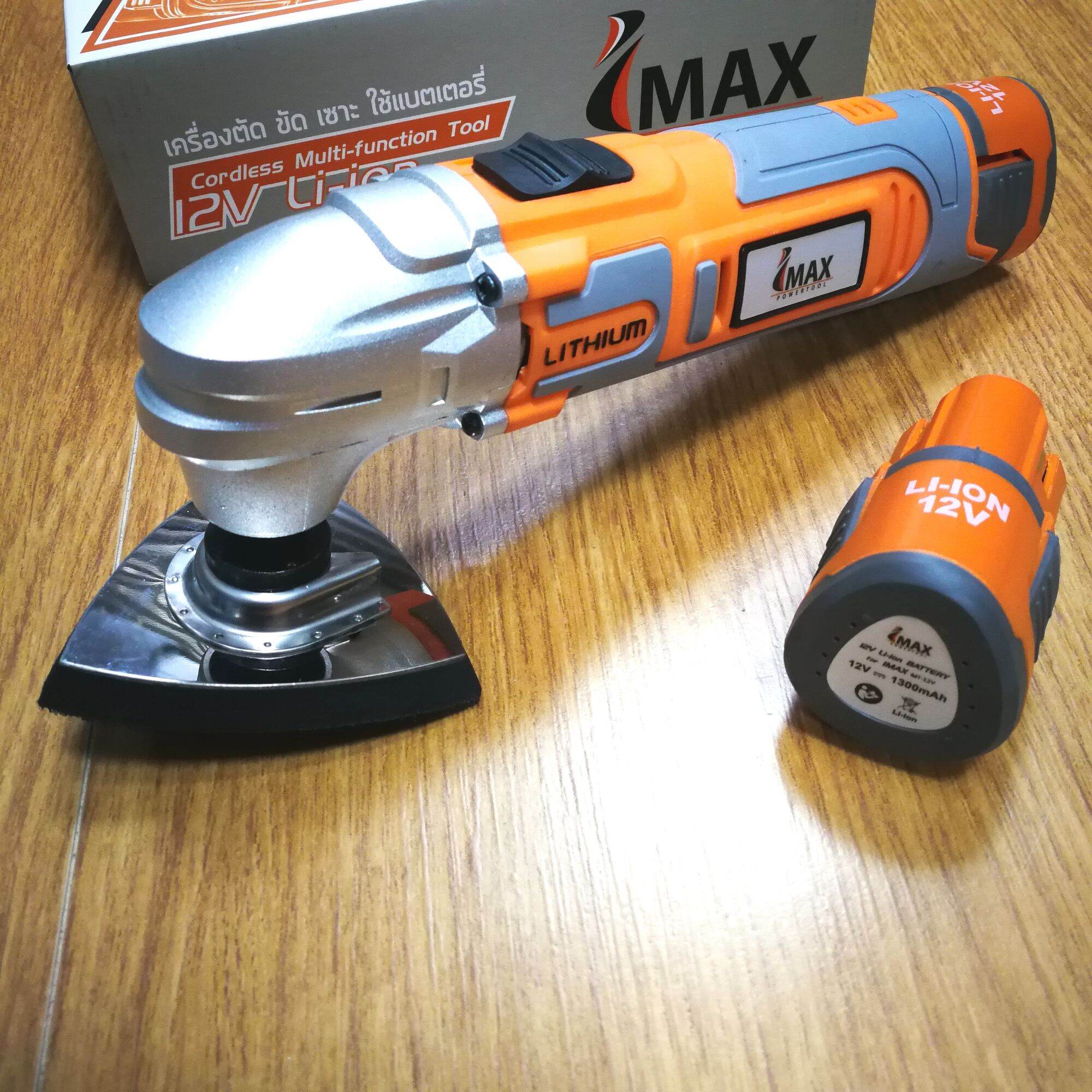 เครื่องตัด ขัด แซะ ไร้สาย แบตเตอรี่ 12V IMAX IMT-12V แบตLi-on2ก้อน ...