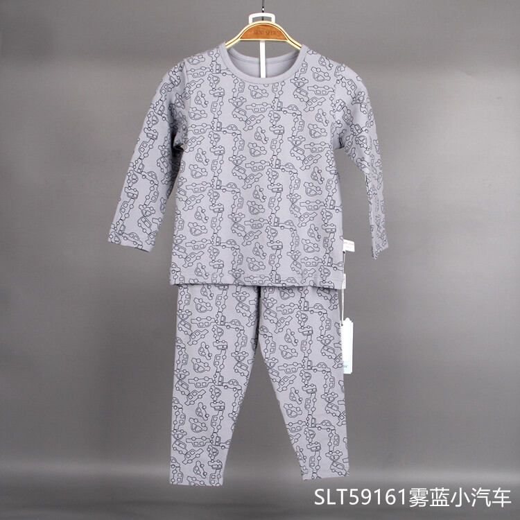 Qian Qi เสื้อผ้าฤดูใบไม้ร่วงสำหรับเด็กวัย5-12ขวบเซตกางเกงลองจอนผ้าฝ้าย ...