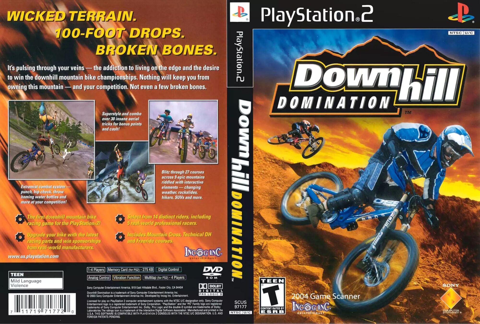 แผ่นเกมส์ Downhill domination Ps2สนุกๆ อ่านรายละเอียดสินค้าก่อนสั่งซื้อ ...