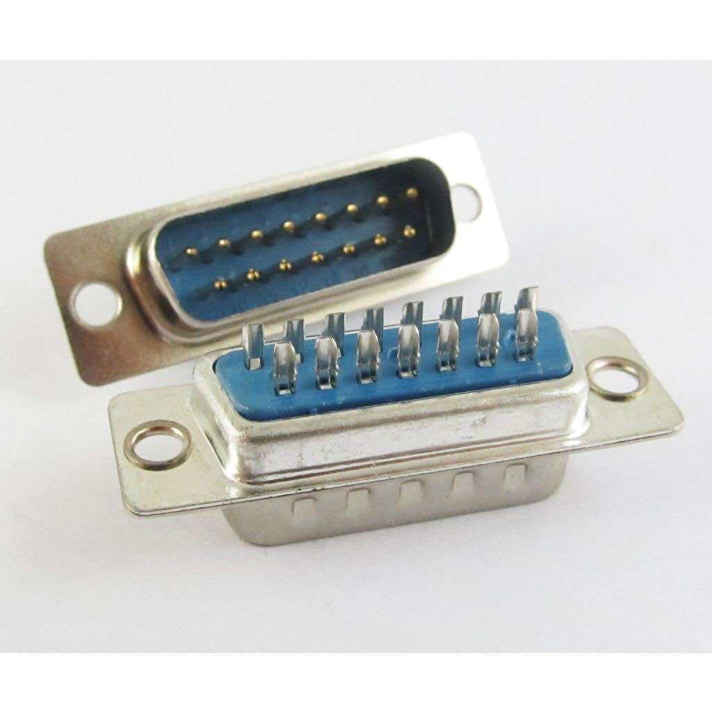 ชุดหัวประกอบ 1Sets Parallel Serial Port DB15 15Pin 15 Way D Sub Female ...