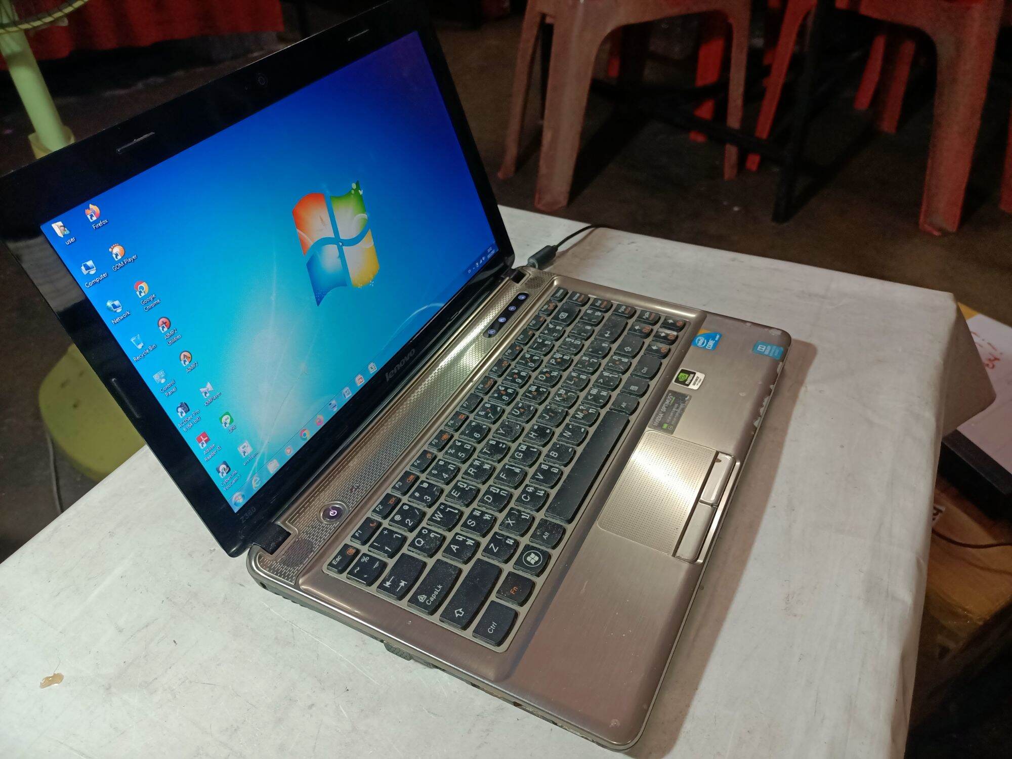 Lenovo Z360 มือสอง จอ13 3จอดีCorei3-M380Ram4HD.500คีย์บอร์ดดีพร้อมใช้ ...