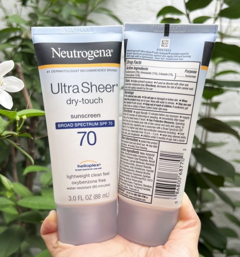 (กรุณาสอบถาม) Sale!!exp:09/2023 Neutrogena Ultra Sheer Dry-Touch ...