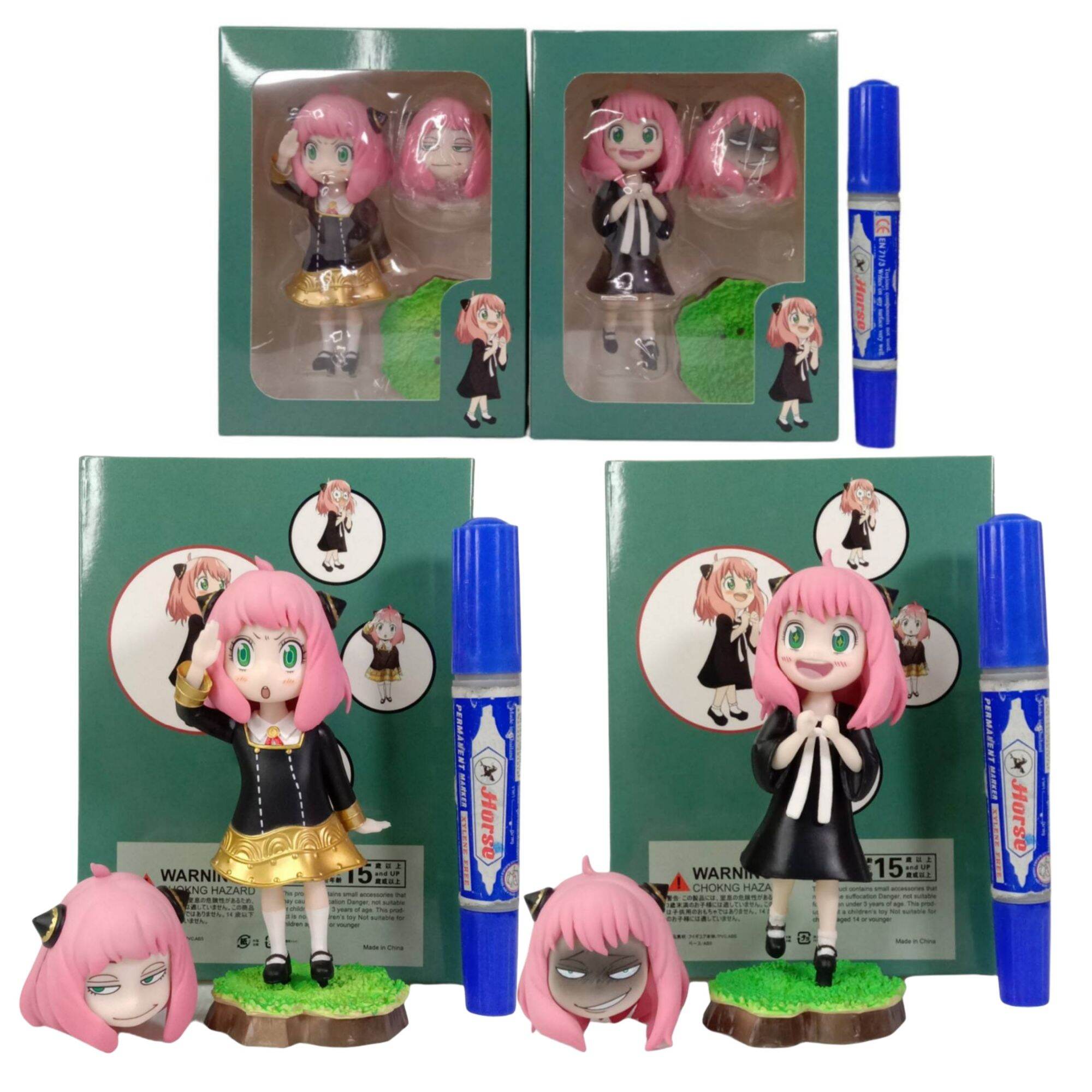 โมเดล Spy x Family อาเนีย ฟอเจอร์ (เปลื่ยนหัวได้) เซ็ท2ตัว ขนาด14cm. มีกล่อง | Lazada.co.th