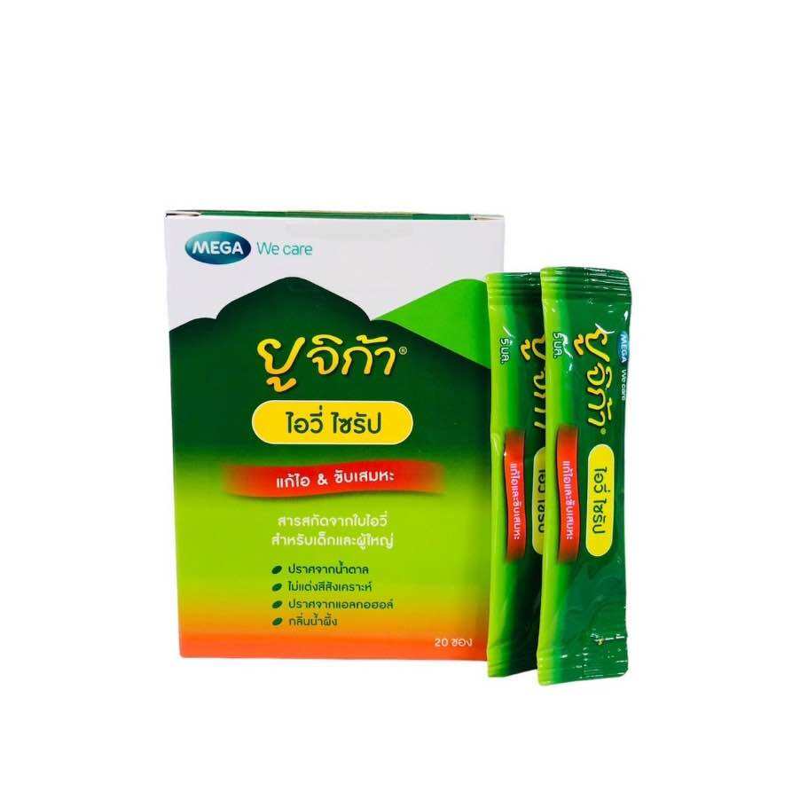 Mega We Care Eugica ivy syrup 20 sachets ยูจิก้า ไอวี่ ไซรัป 20 ซอง [1 ...