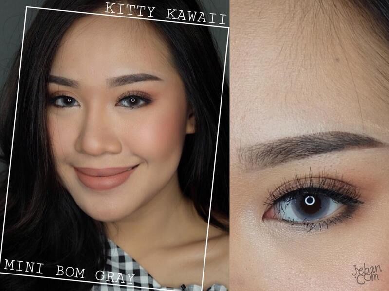 คอนแทคเลนส์ ???? Mini Bom ( มินิบอม ) ????Gray / Brown(Kitty Kawaii ...