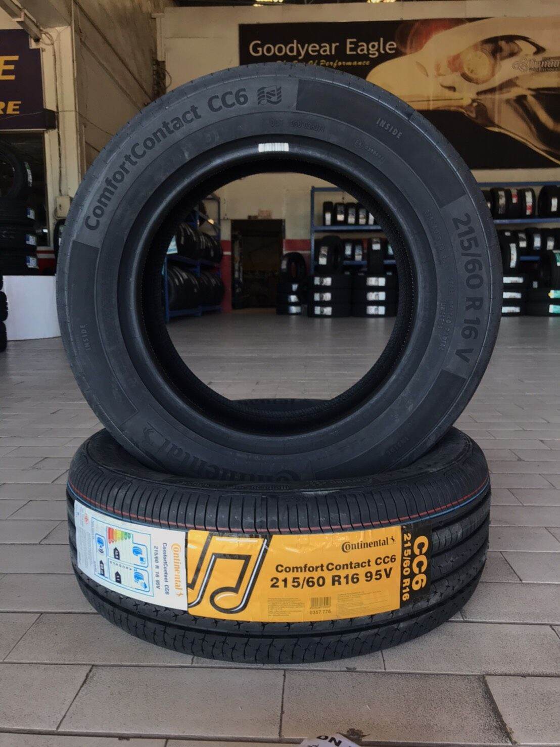ยางรถยนต์ใหม่ Continental 215/60-16 รุ่น Comfort Contact CC6 สัมผัสถึงความนุ่มเงียบ ยางปี 2022 ...