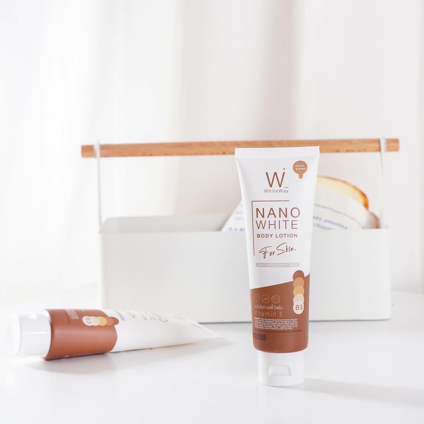 ของแท้ WHITE WAY NANO WHITE BODY LOTION 🤍 ไวท์เวย์ นาโนไวท์ บอดี้ ...