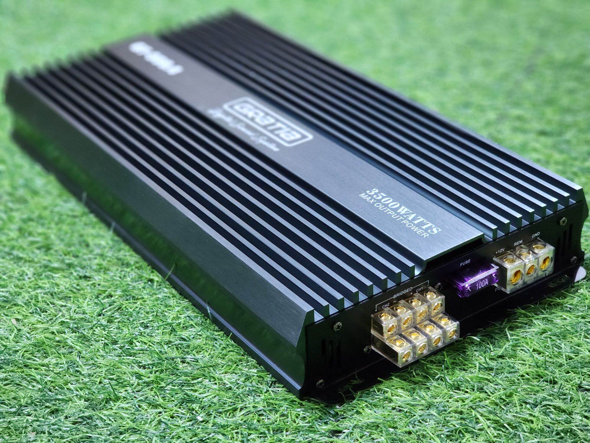 เพาเวอร์แอมป์ ขับกลาง แหลม GT-500.4 3500w Gratia เพาเวอร์แอมป์ AB 4ch เครื่องขยายเสียงรถยนต์ ...