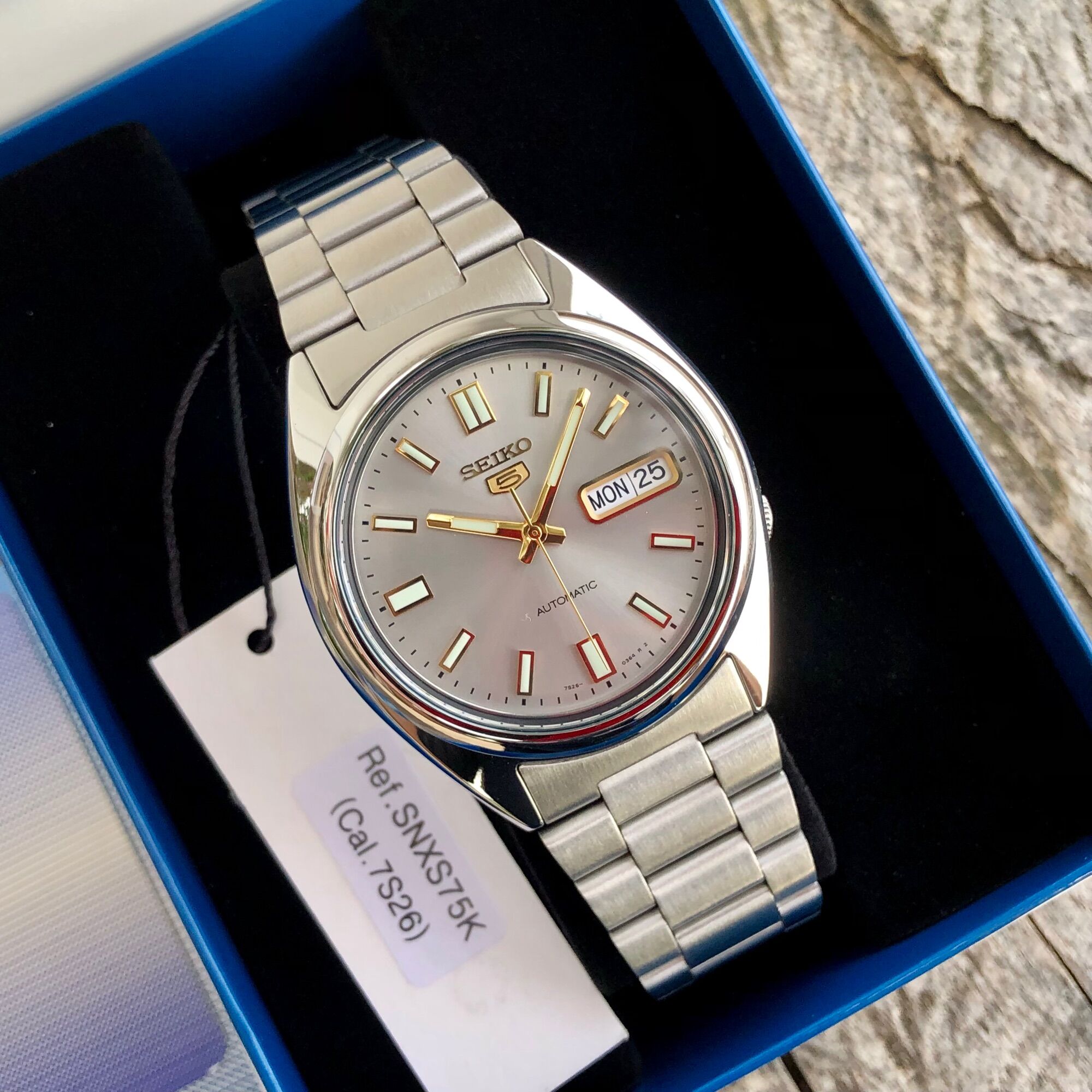 Seiko 5 SNXS73K SNXS75K SNXS77K SNXS79K Grey dial SNXS75, White dial ...