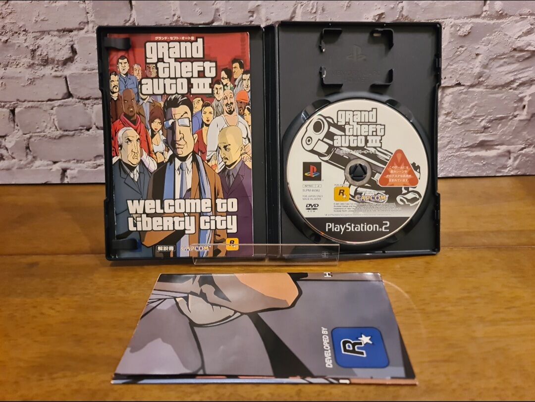 แผ่นเกม PlayStation 2 (PS2) GTA 3 Grand Theft Auto 3 ใช้กับเครื่อง ...