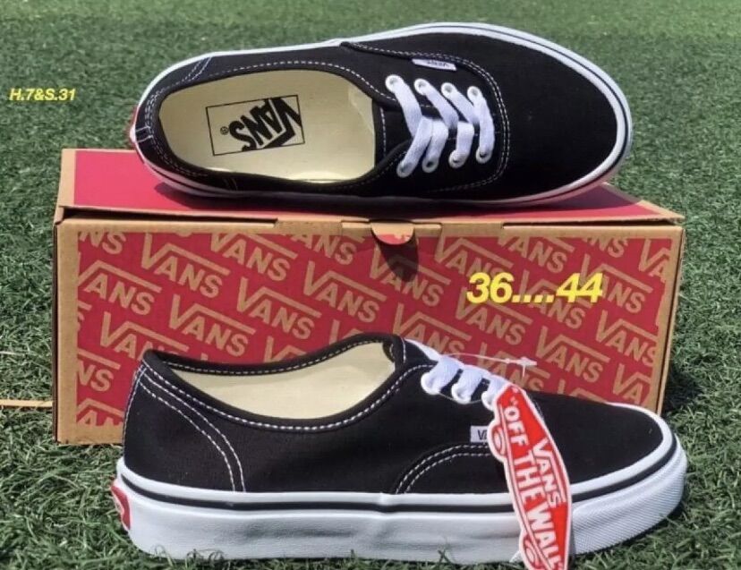 Vans Era Authentic (size36-44)มี2สี ดำ ขาว | Lazada.co.th