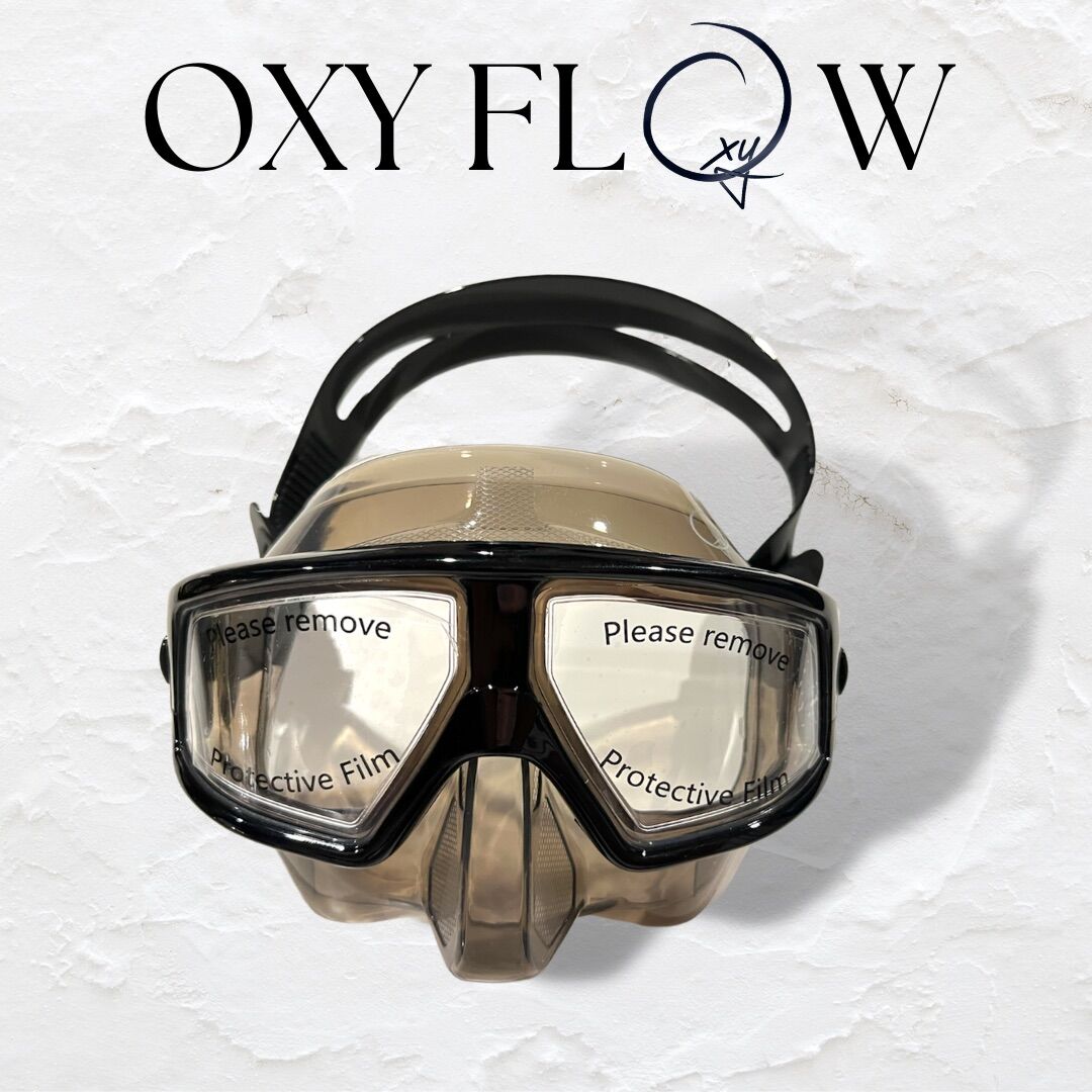 OXY Flow mask low volume mask เลนส์ Poly carbonate มุมมอง 180องศา Anti ...