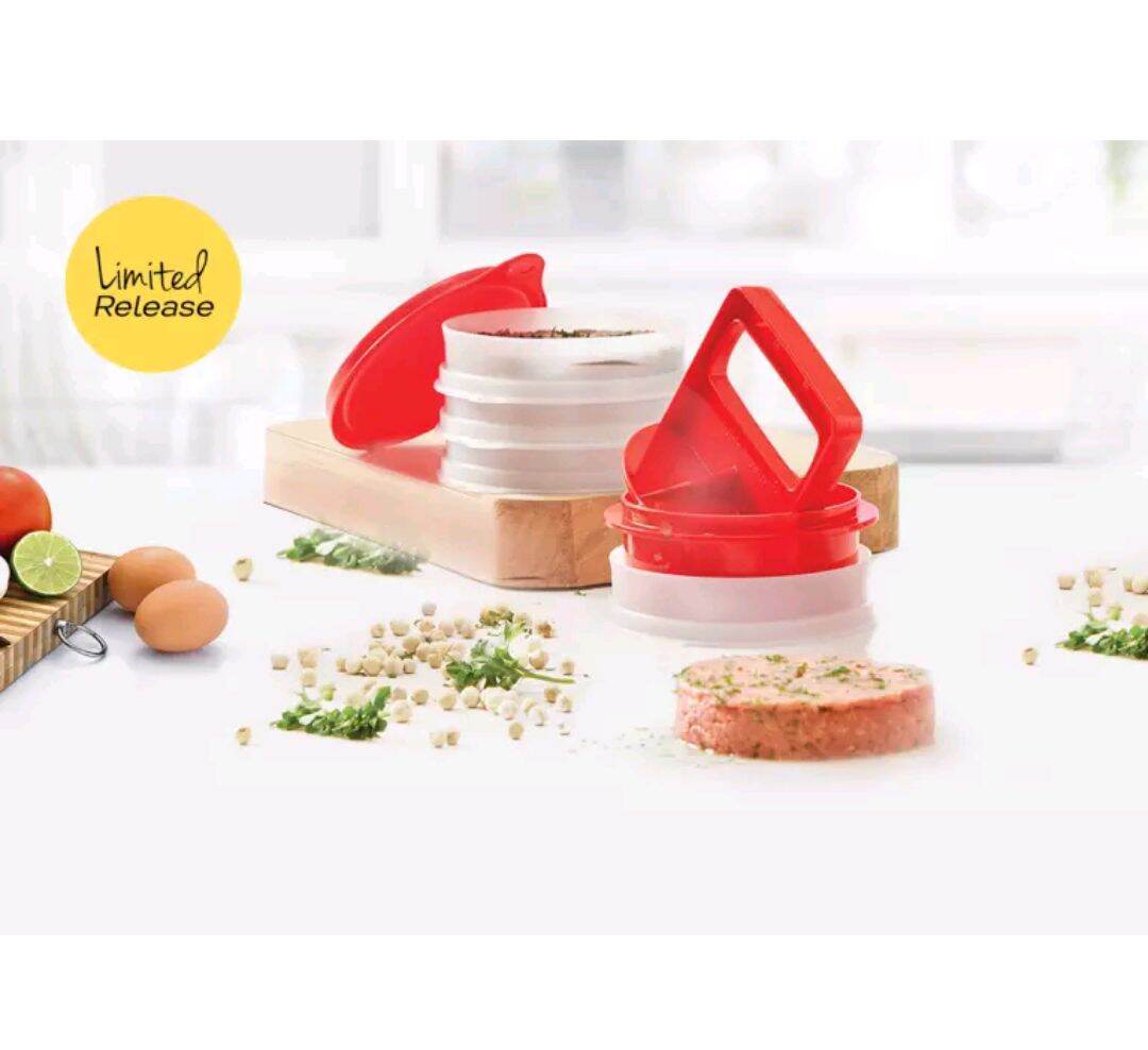 Tupperware Burger press red | Lazada.co.th