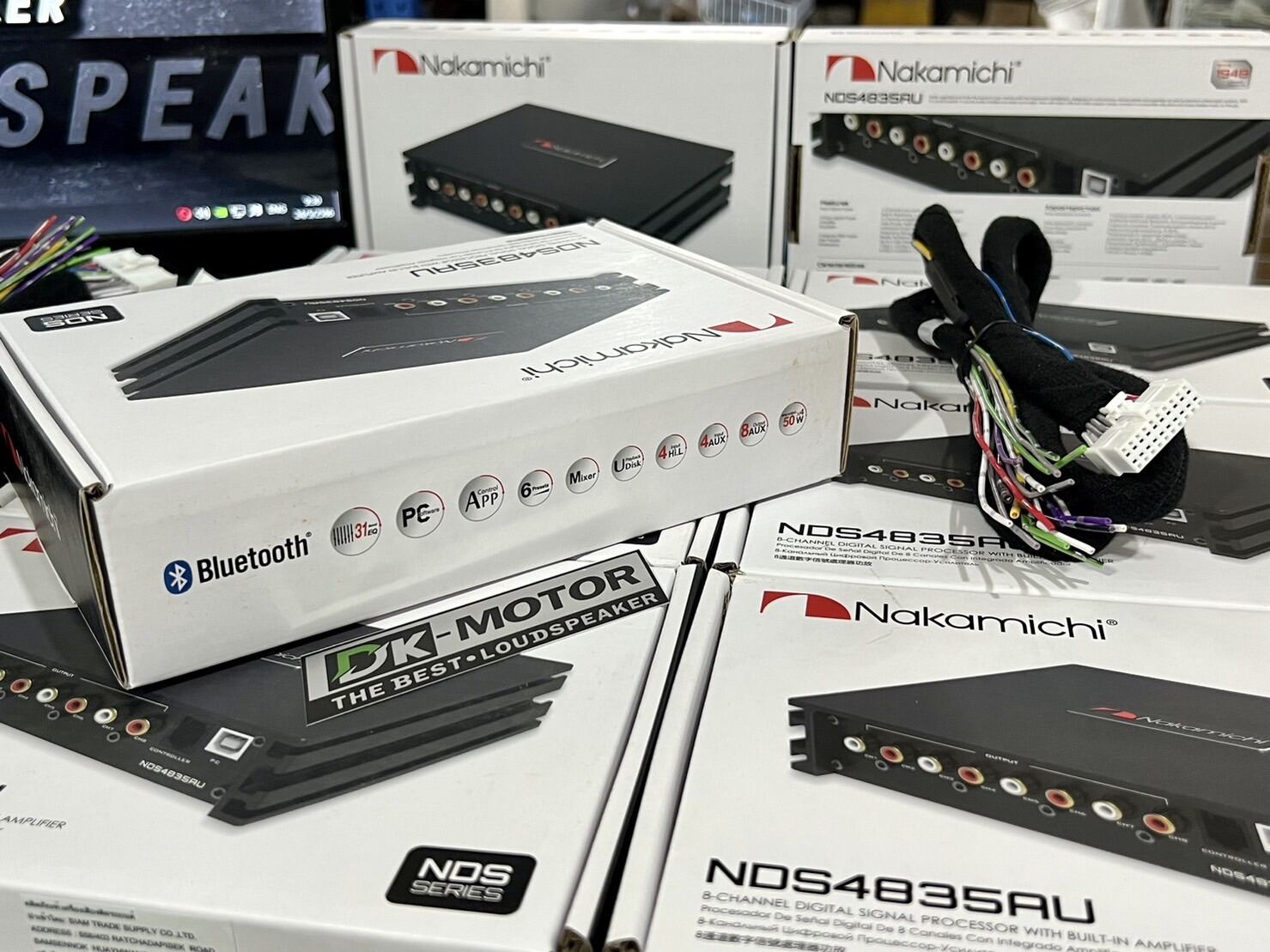 Dsp Nakamichi NDS4835AU นากามิชิ เข้า4 ออก8 Digital Sound Amplifier 31Band EQ 50wx4 - ดีเค ...