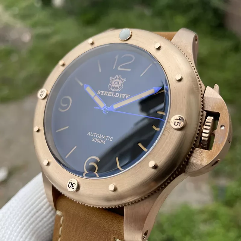 SteelDive 1951S Automatic NH35 Diver BIG SIZE 60mm watch - Luxury ...