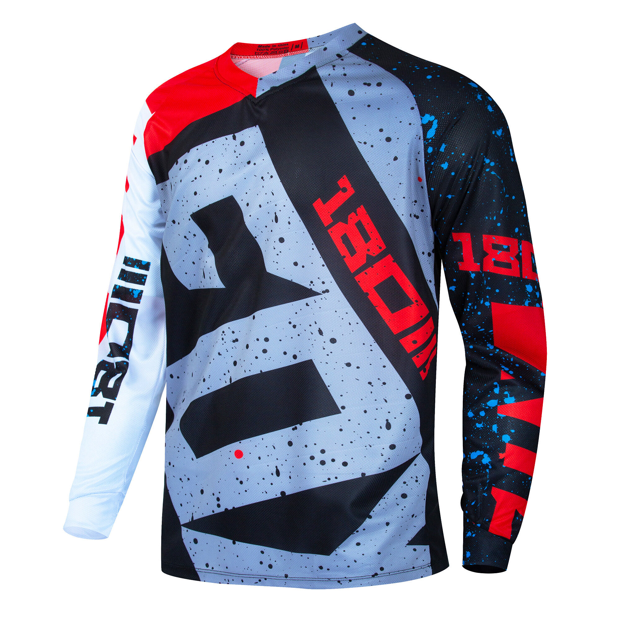 เสื้อมอเตอร์ครอส MTB ดาวน์ฮิลล์จิ้งจอกเสื้อแข่งรถ Enduro ขี่จักรยานเสือ ...