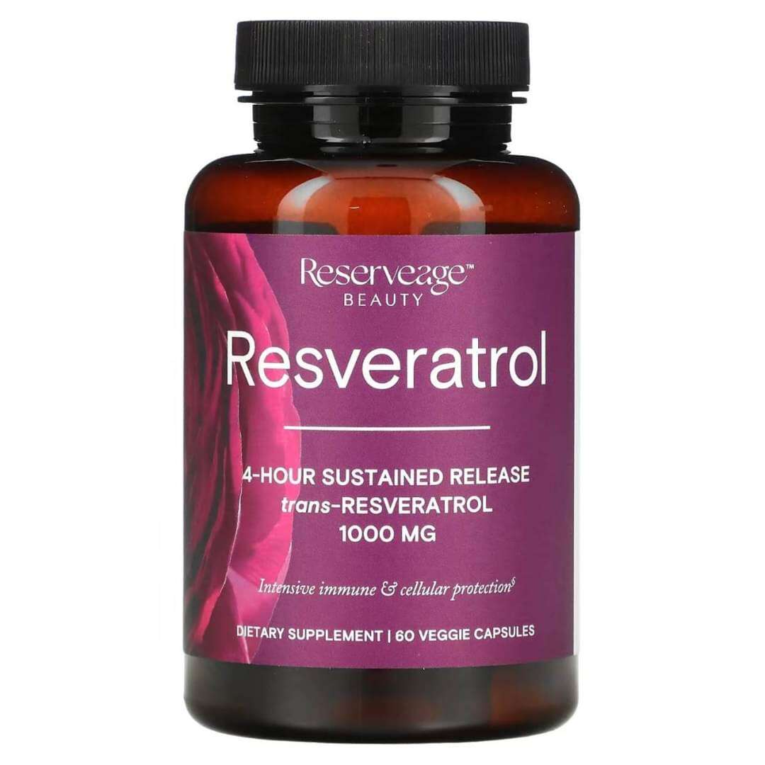 New ReserveAge Nutrition Resveratrol with Trans-Resveratrol 1000 mg 60 ...
