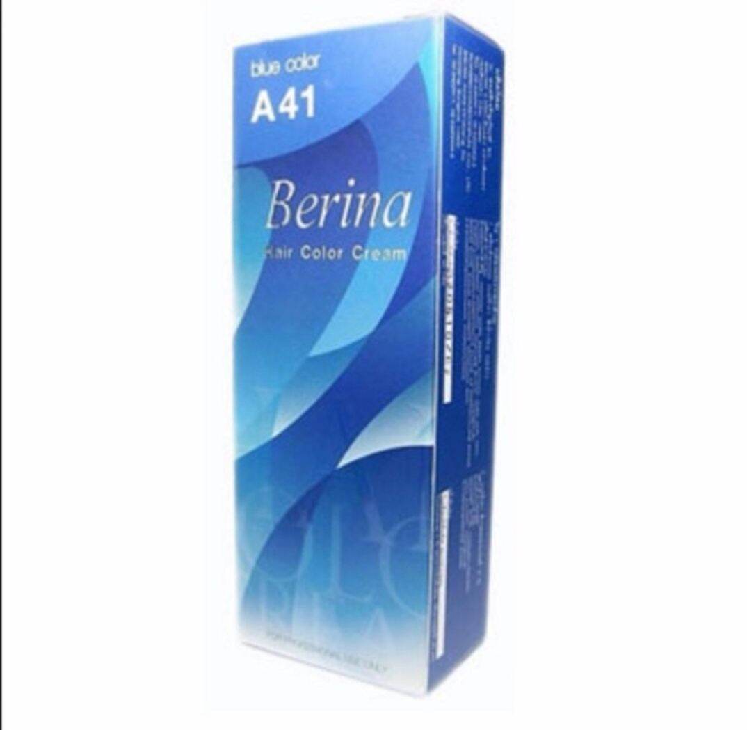 ยาย้อมผม Berina A38/2กล่อง A40/1กล่องA41/1กล่อง(รวม4กล่อง)สีบลอนด์ทองประกายเขียว เหนี่ยวใจแฟนๆ ...