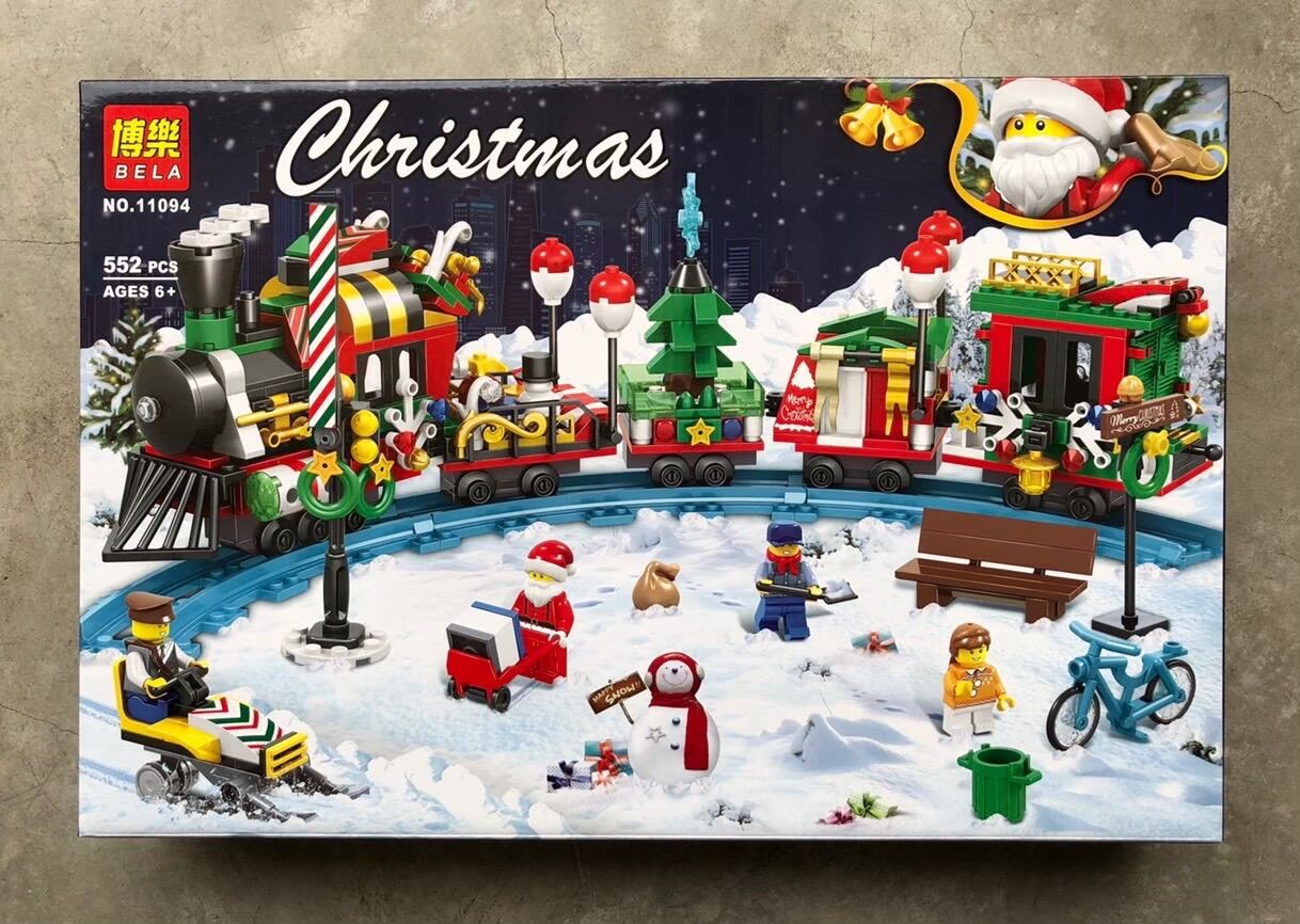 ตัวต่อจีน Bela 11094 Christmas Train 552pcs | Lazada.co.th