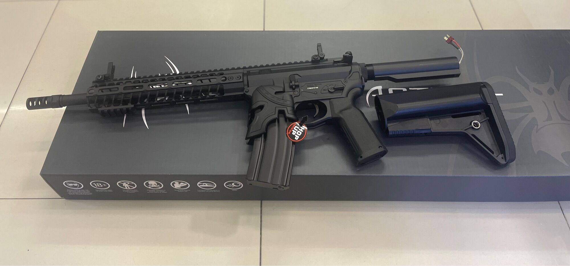 ปืนบีบีกัน รุ่น Spike's Rare Breed Spartan SBR - EMG Arms (CYMA CM.108A ...
